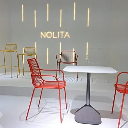 Sada 4 židlí Nolita 3655 bílá, Pedrali - Nolita 3655 - sada