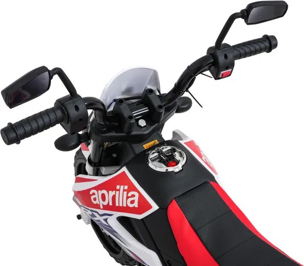 Elektrická motorka Aprilia RX bílá
