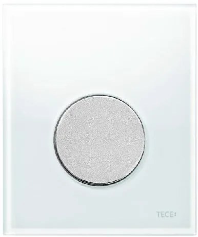 Tece TECEloop - Ovládání splachování pisoáru, bílé sklo/matný chrom 9242659