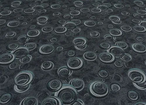 Koberce Breno Metrážový koberec DROPS 99, šíře role 500 cm, Šedá, Vícebarevné