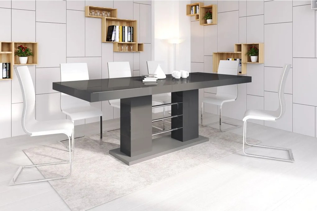 Hubertus Rozkládací jídelní stůl LINOSA 2 Barva nábytku: Tmavě šedý