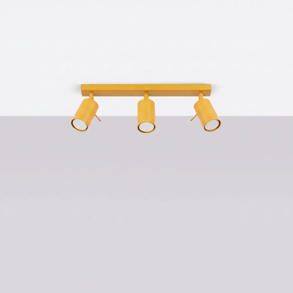 Sollux Lighting Stropní svítidlo RING 3L žluté