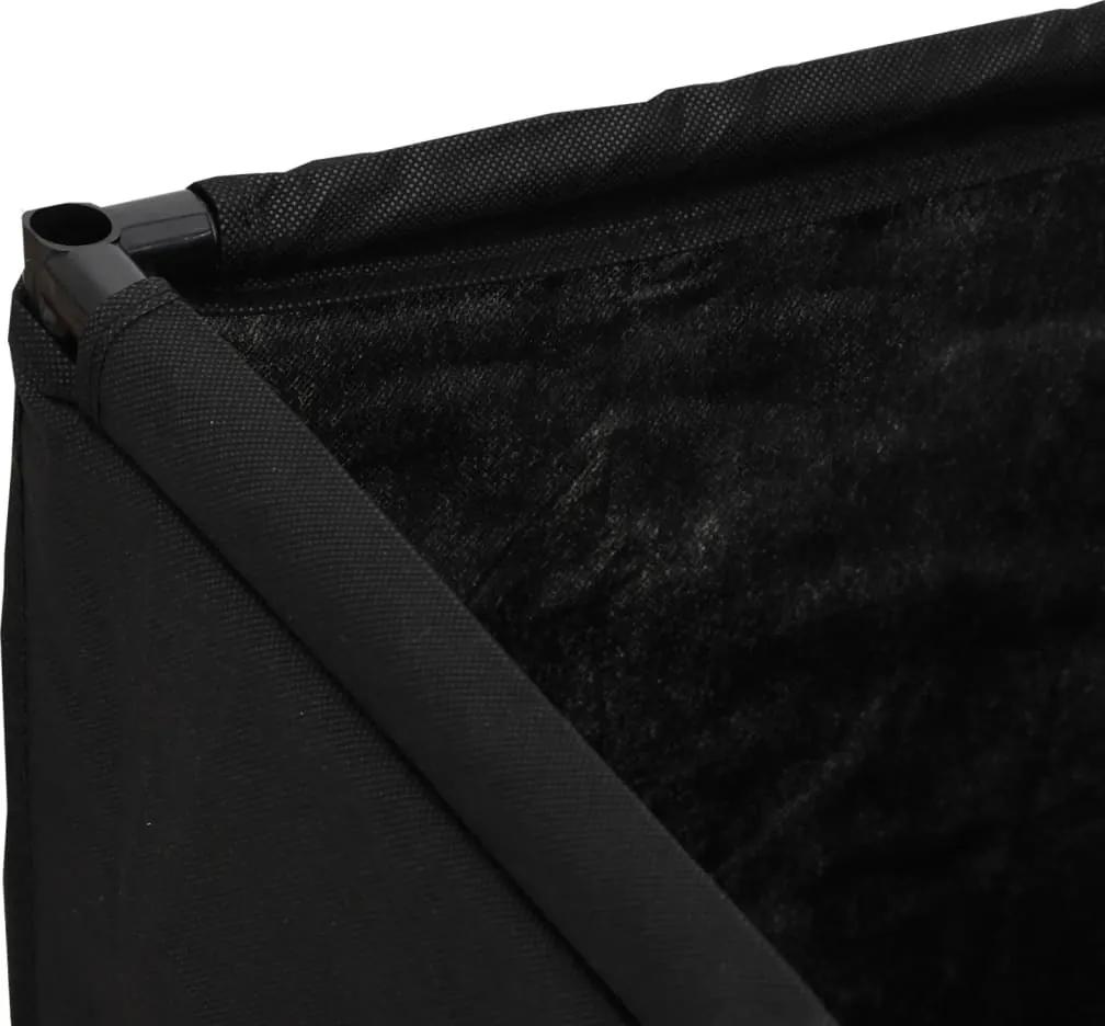 vidaXL Úložný box 105 x 34,5 x 45 cm textil [343148] Barva: Černá