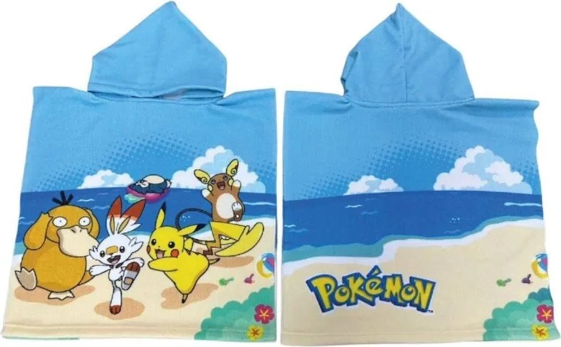 Dětské pončo Pokémon pláž FARO