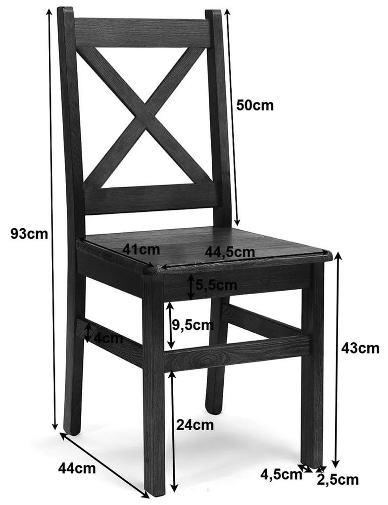 Židle z masivu č4 borovice
