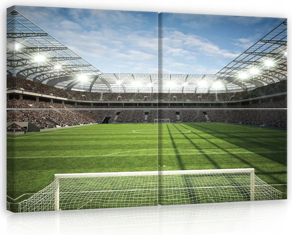 Obraz 120x80 Fotbalový stadion aréna fotbal sport zápas tribuny pohled