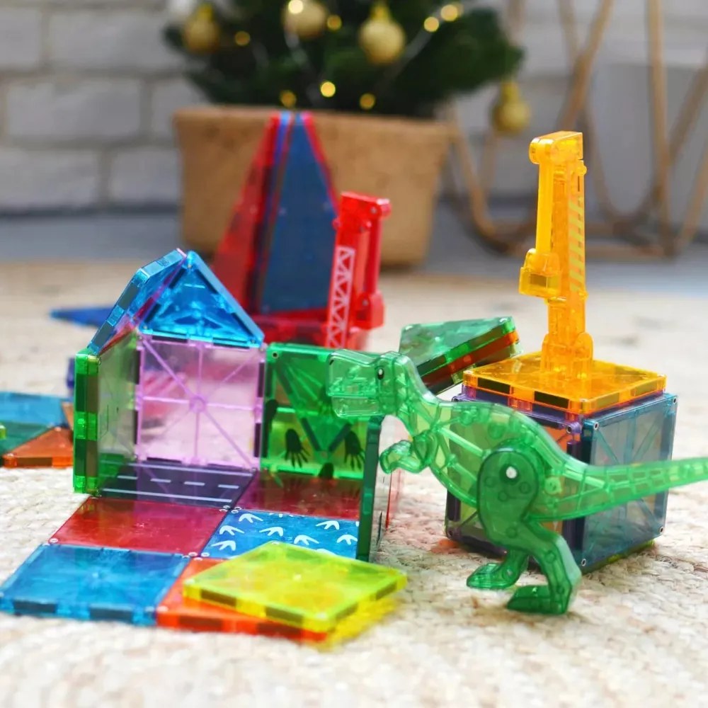 Magna-Tiles® Magnetická stavebnice Magna-Tiles Dino svět XL 50ks