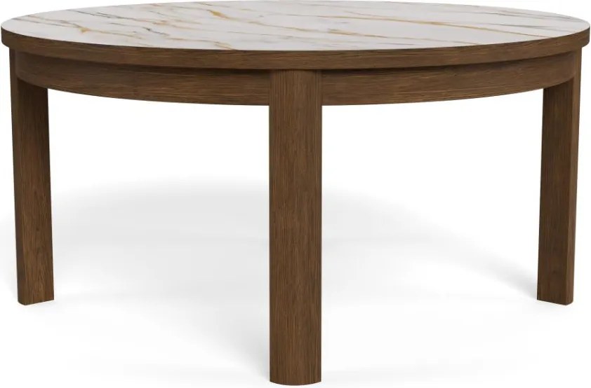 Konferenční stolek Southampton 90 cm béžový/kouřový dub