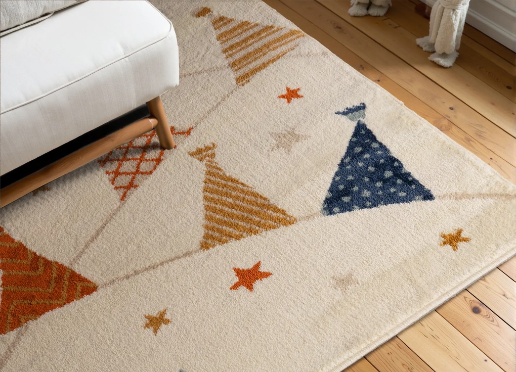Hanse Home, Dětský koberec Adventures 106211 Cream Multicolor, 160x235, vícebarevná, dětský pokoj