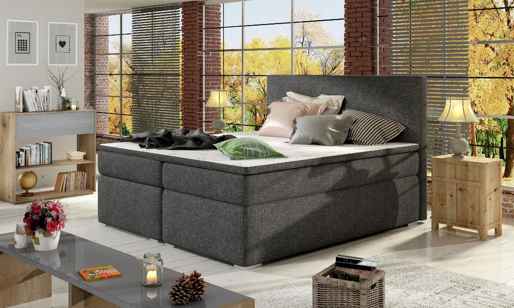 Divalo boxspring postel 140X200 Materiál / Dekor: Soft 33