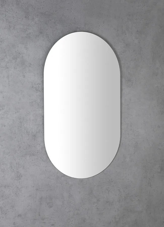 Sapho, Zrcadlo 50x85cm, ovál, bez uchycení