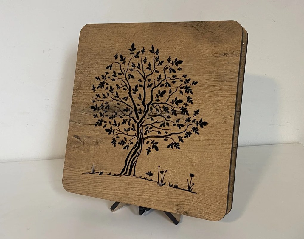 Li-Go "Ořešák" lampa 31x31 cm provedení povrchu: černá s patinou