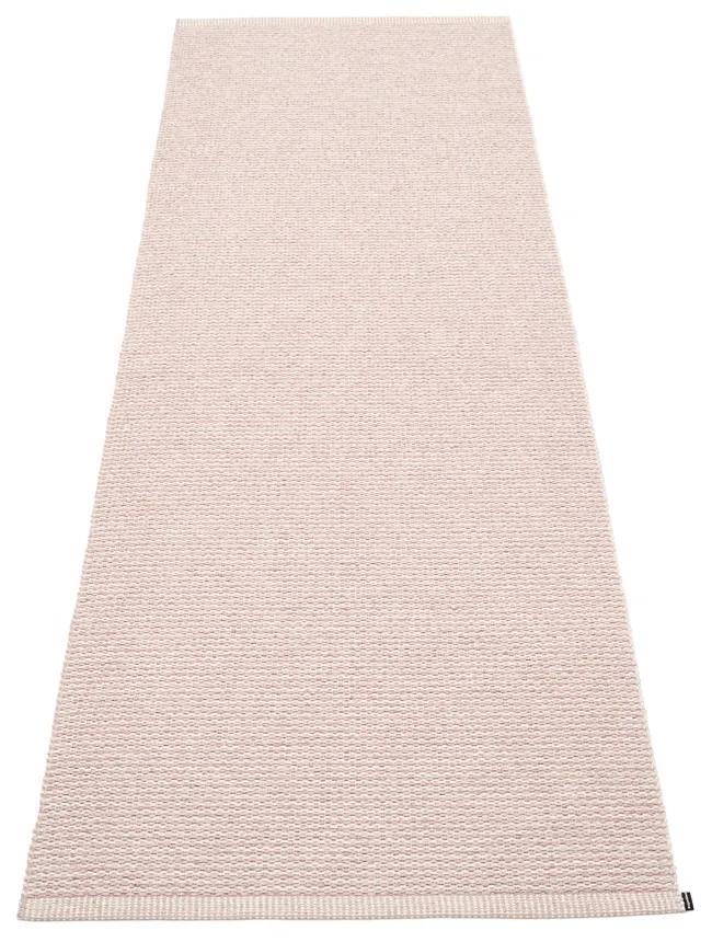 Vinylový koberec Pappelina MONO pale rose velikost: 85x260cm