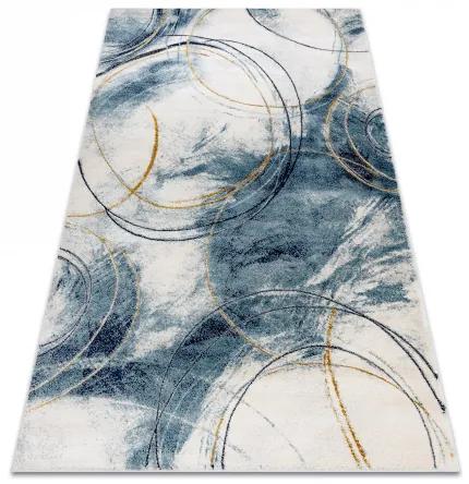 Dywany Luszczow Kusový koberec EMERALD EXCLUSIVE A0087 kruhy modrý / zlato Rozměr koberce: 240 x 330 cm