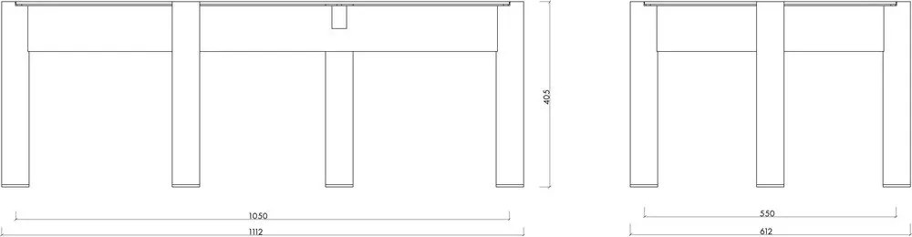Zelený konferenční stolek se skleněnou deskou 55x105 cm Kob – noo.ma