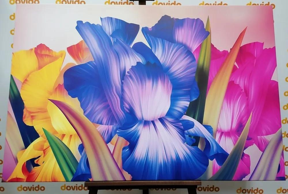 Obraz květinová fantazie - 90x60 cm