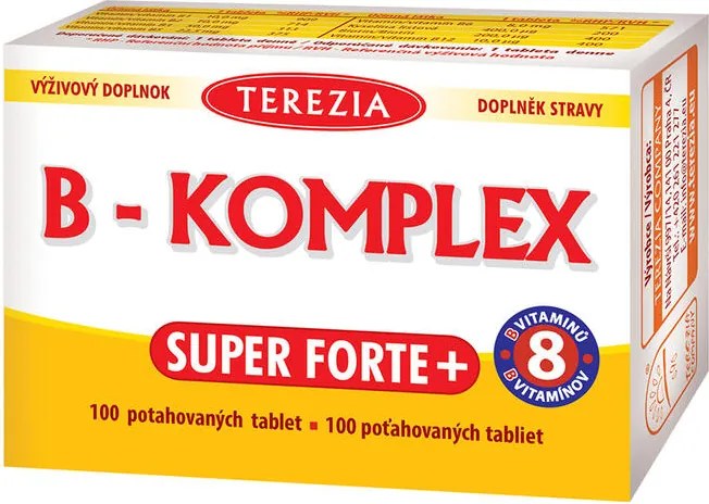 Terezia B-Komplex Super Forte+ 100 tbl.