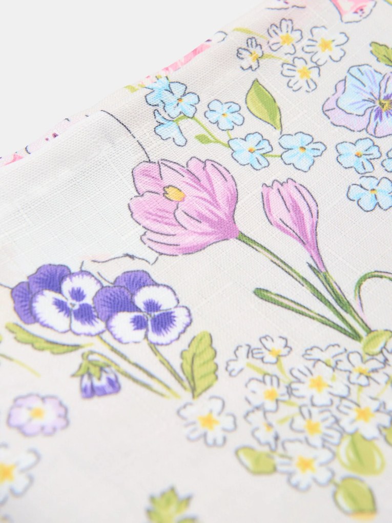 Sinsay - Ubrus s květinovým vzorem - krémová