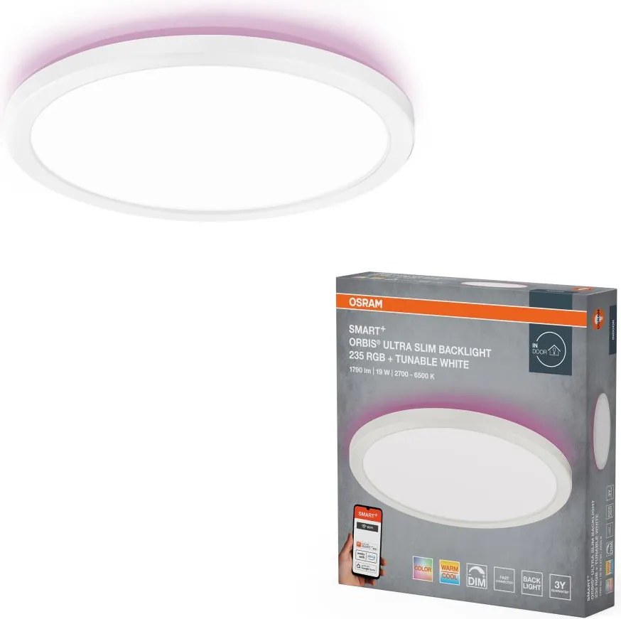 Osram - LED RGBW Stmívatelné stropní svítidlo SMART+ ORBIS LED/19W/230V Wi-Fi