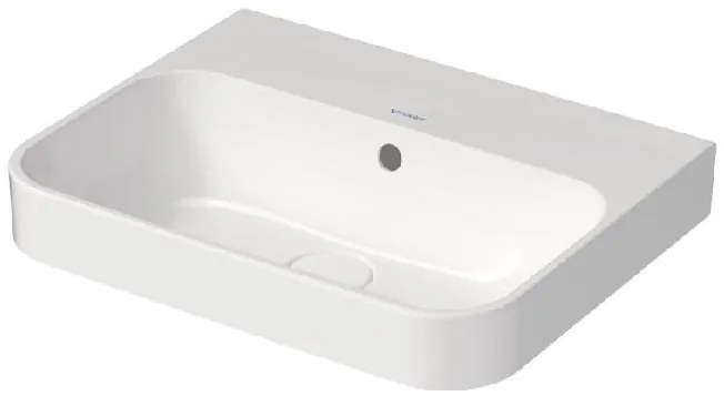 Duravit Happy D.2 Plus - Umyvadlo na desku, 60x46 cm, s WonderGliss, bílá 23606000601