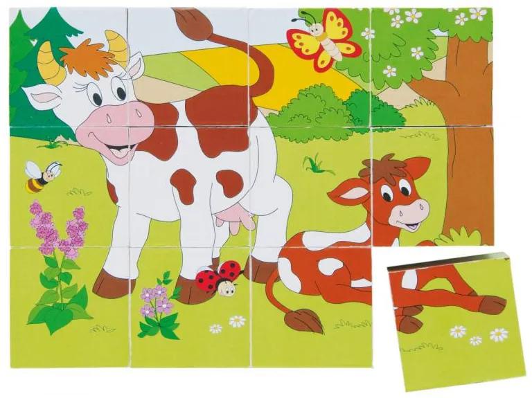 Woody Kubus 3x4 - Zvířátka v ročních obdobích
