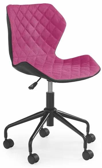 HALMAR Matrix dětská židle růžová