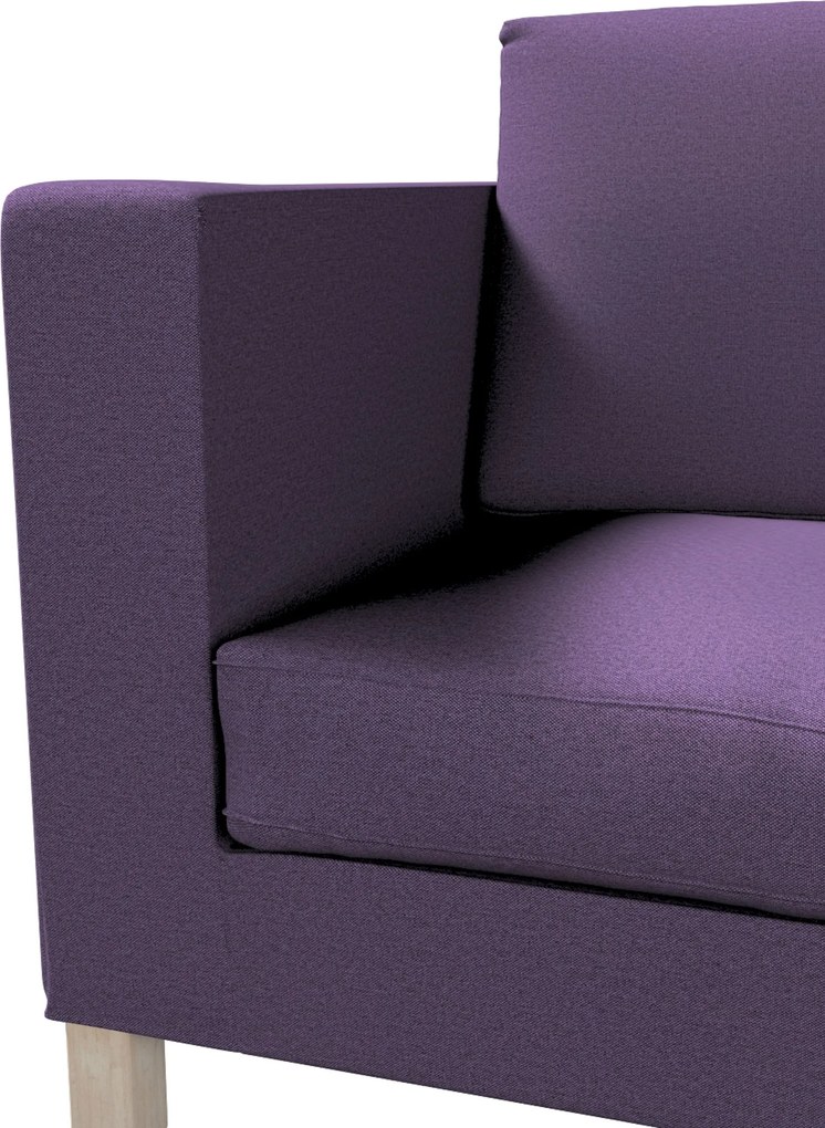 Potah na pohovku IKEA Karlanda 2-místná, krátký barva fialová látka pletený vzor