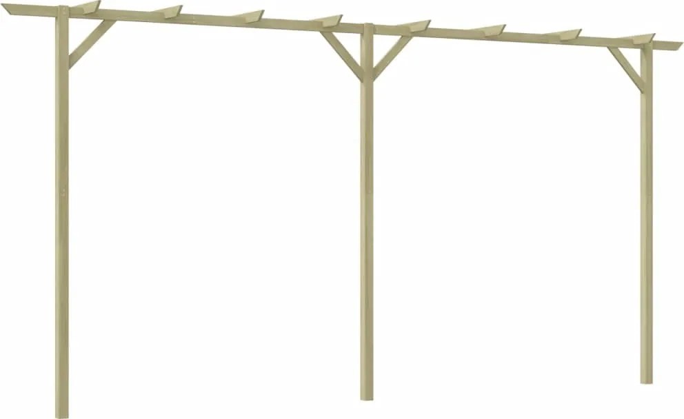 vidaXL Zahradní pergola 410 x 40 x 203 cm dřevo [41664]