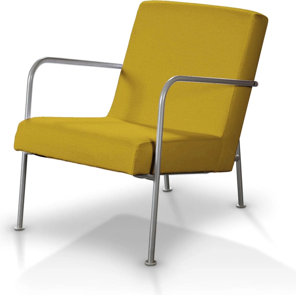 Potah na křeslo Ikea PS barva žlutá látka sametová