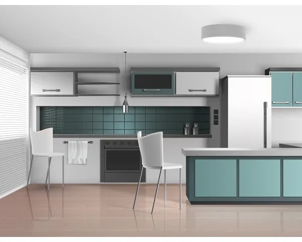 Koupelnové stropní svítidlo se senzorem CLEO 2xE27/24W/230V pr. 30 cm šedá IP54