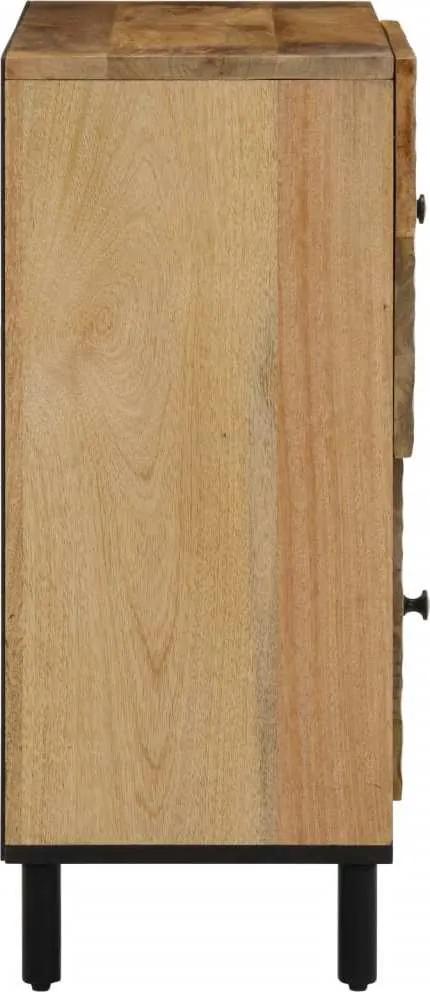 vidaXL Odkládací skříňka 80x33x75 cm masivní mangovníkové dřevo [356918] Barva: Přírodní