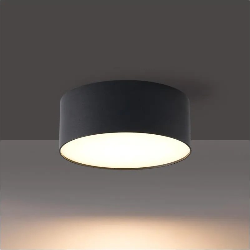 BRILAGI - LED Venkovní stropní svítidlo FORIS LED/9W/230V pr. 9 cm černá IP44