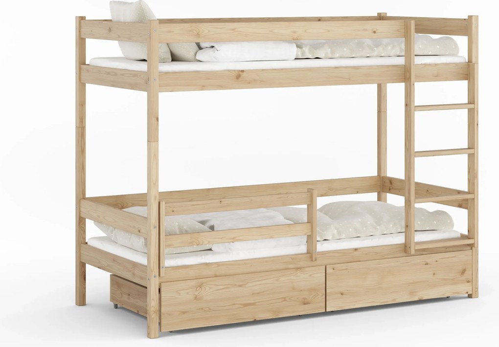 Rkids | Patrová postel Mino 80x180 Přírodní