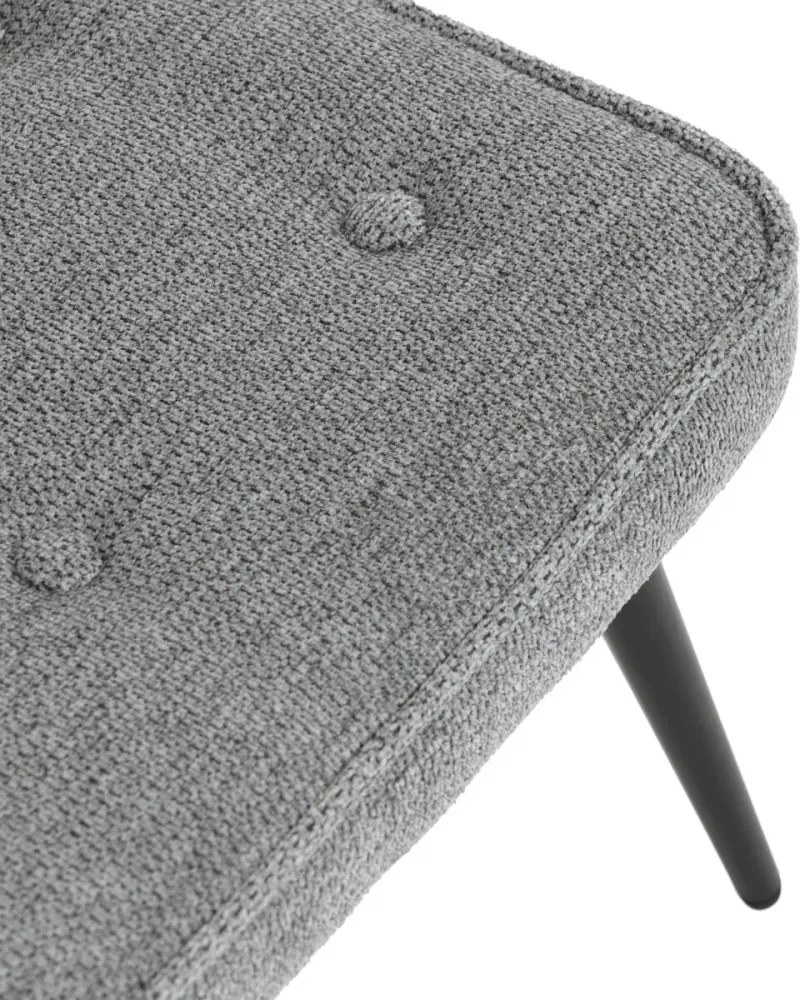 Relaxační křeslo, šedá, sametová látka, AK-303 GREY2
