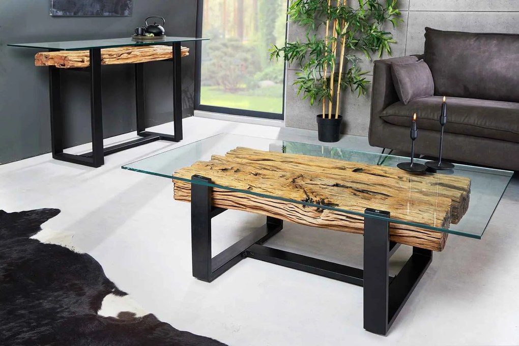 Designová konzola Shark 150 cm teak