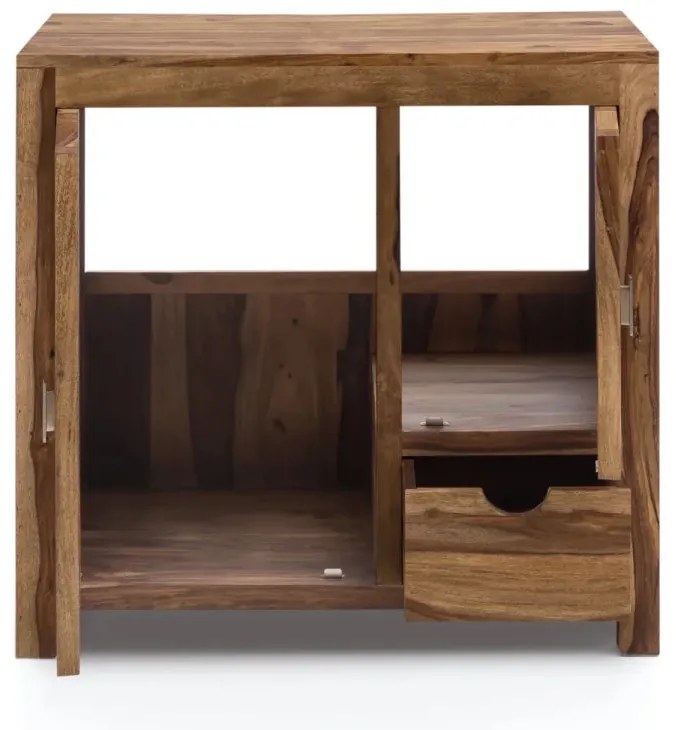 furniture-nabytek.cz - Masivní umyvadlová skříňka Lagano z palisandrového dřeva, lakovaná, hnědá