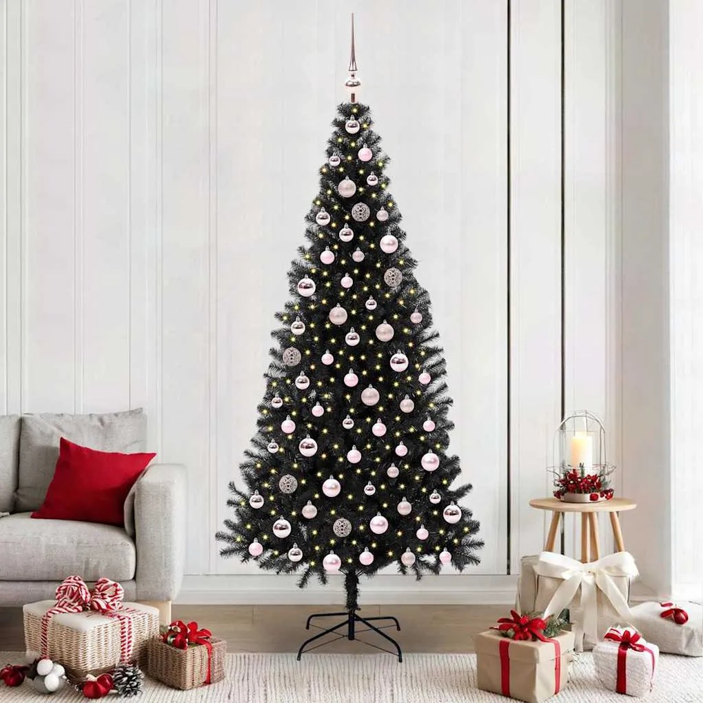 Vánoční stromeček Černá 210 cm PVC 3396489