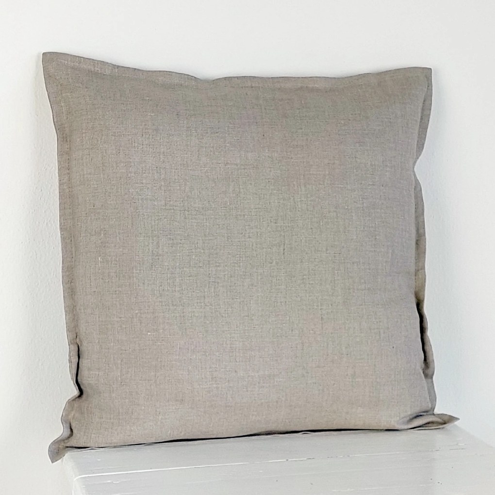 TULULUM Lněný povlak na polštář NATURAL - kolekce 2023 Rozměr polštáře: 40 x 40 cm