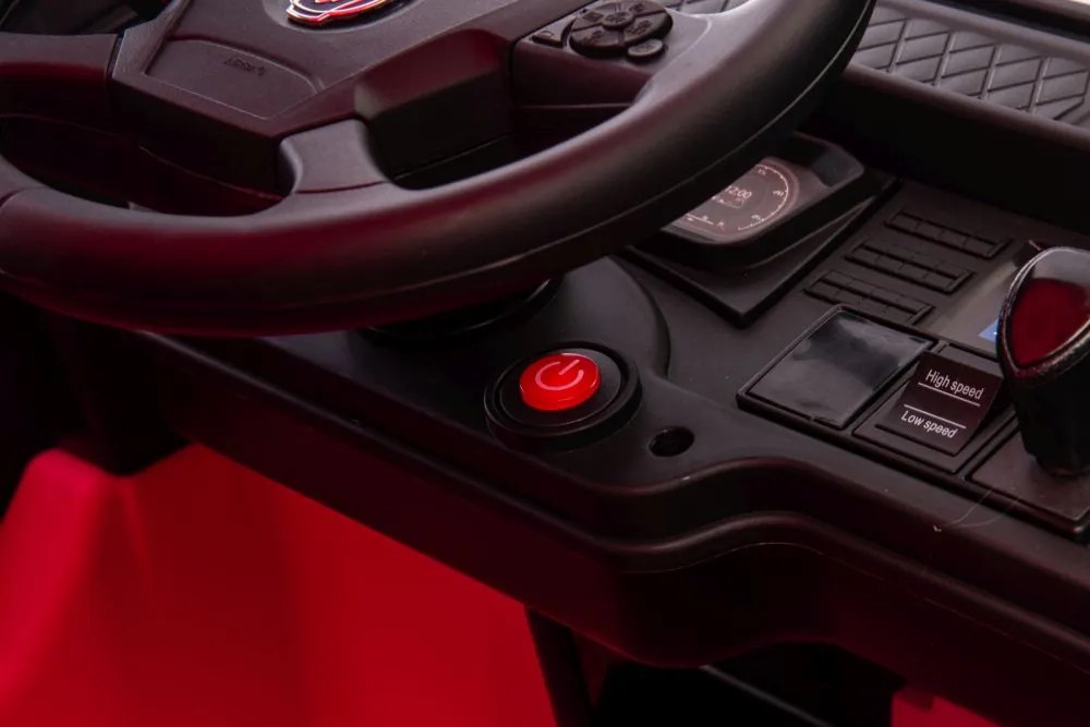 LEAN CARS Elektrické auto na baterie Scania 500R HL698 růžové 4x4
