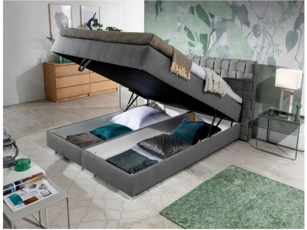 Stylová čalouněná postel ANKARA Charles 4 200x200 cm
