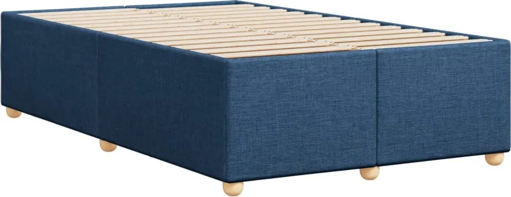 Rám postele bez matrace modrá 120x200 cm textil 3284728