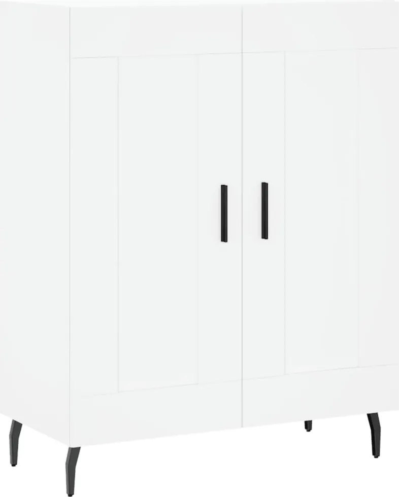 Skříň highboard bílá 69,5 x 34 x 180 cm kompozitní dřevo 3195803