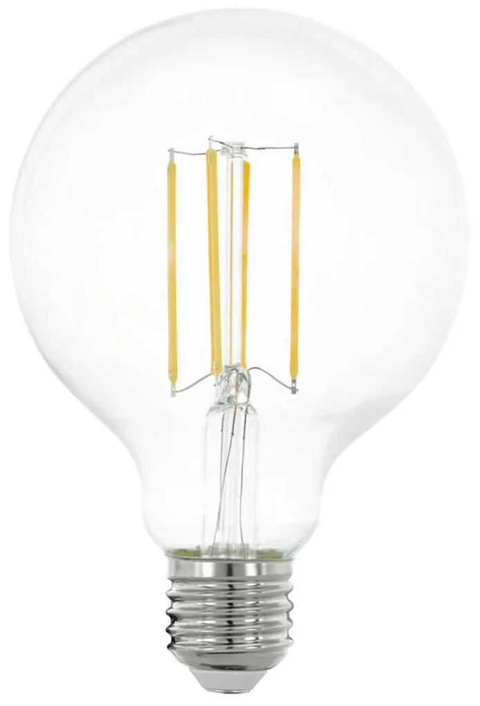LED filamentová žárovka E27, G95, 8W, 1055lm, 2700K, teplá bílá Eglo 11756