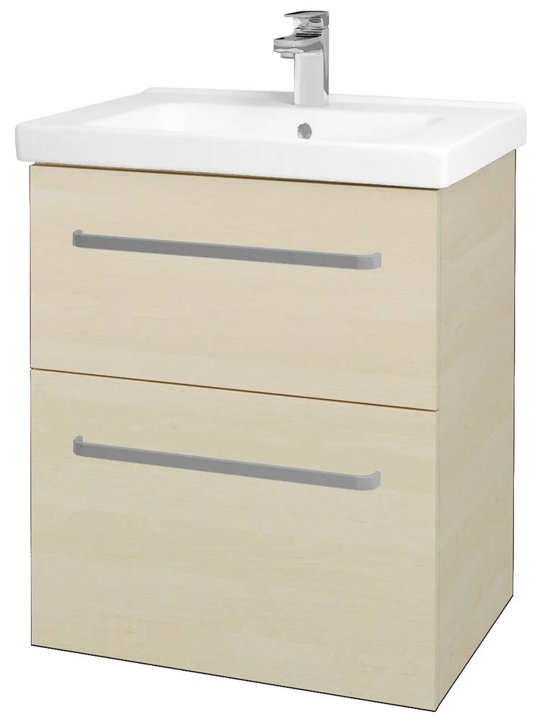 Dřevojas Koupelnová skříň BIG INN SZZ2 65 Varianta: N01 Bílá lesk / Úchytka T02 / IND Individual