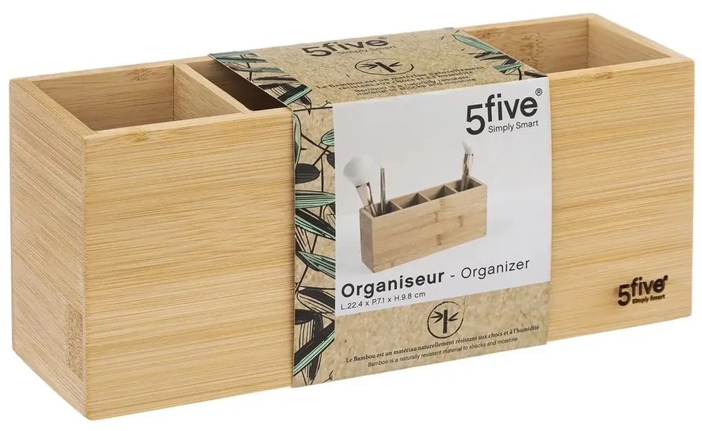 Kosmetický organizér Bamboo 4, bambus