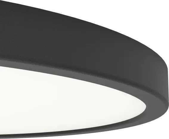 Eglo 901301-LED Str. svítidlo FUEVA LED/17W/230V 2700/4000/6500K pr.38,9cm černá