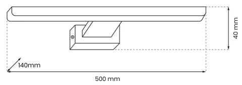 LED Obrazové svítidlo PINTO LED/12W/230V zlatá