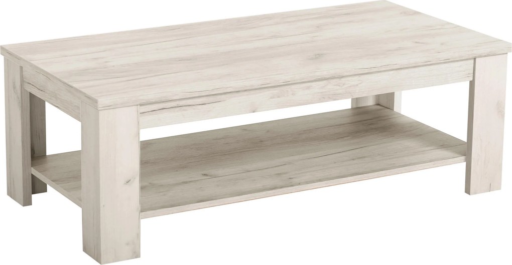 XXXLutz KONFERENČNÍ STOLEK, barvy stříbrného dubu, kompozitní dřevo, 120/41,5/60 cm Carryhome - Konferenční stolky - 000834000402