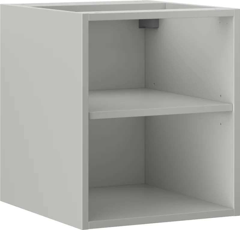 Mexen Box-A, otevřená skříňka s policí 40 cm, šedá matná, 91AX2-0400-470-0-62
