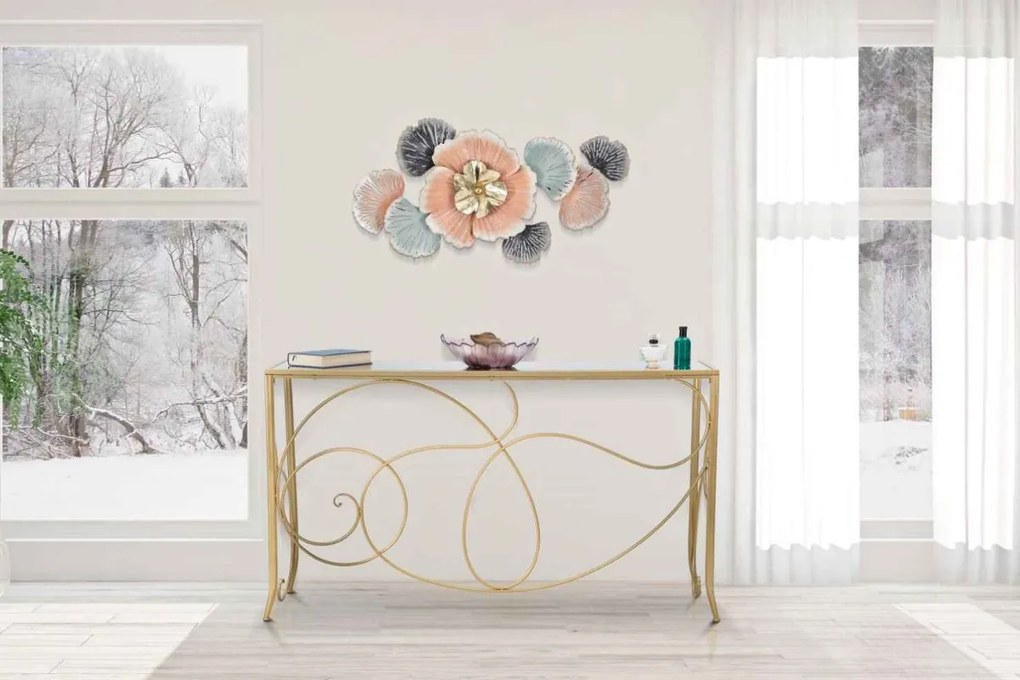Designová konzole Jeaselle 140 cm zlatá